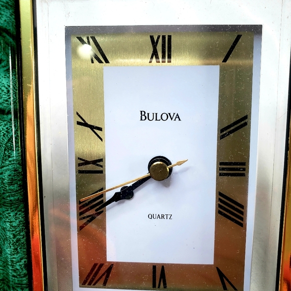 Bulova | Accents | Bulova Frame Display Clock Decor | Poshmark
